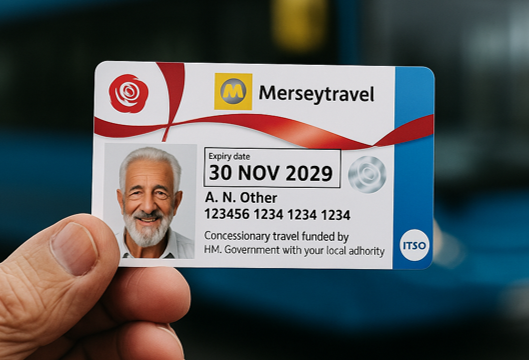 Liverpool City Region Travel Pass Over 60 | Merseytravel